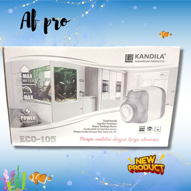 Jual Pompa Kolam Aquarium Hidroponik KANDILA ECO 105 | Shopee Indonesia