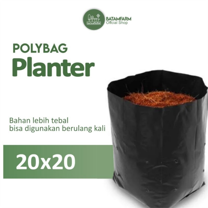 Jual Polibag / Polybag 20cm x 20cm | Shopee Indonesia