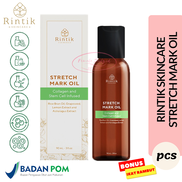 Jual Stretch Mark Selulit Oil By Rintik Skincare Penghilang/Pemudar ...