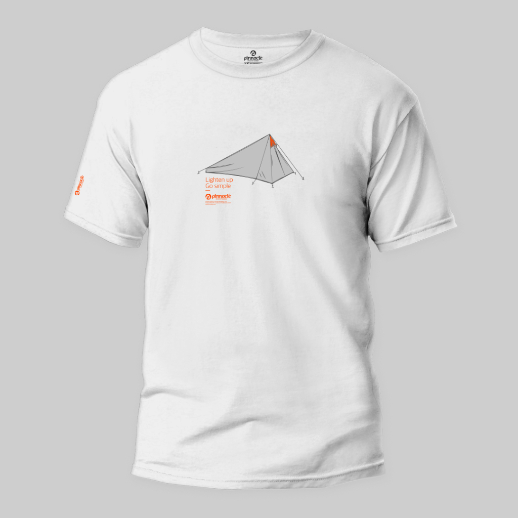 Jual Pinnacle Pro Official T-Shirt Lighten Up - White | Shopee Indonesia
