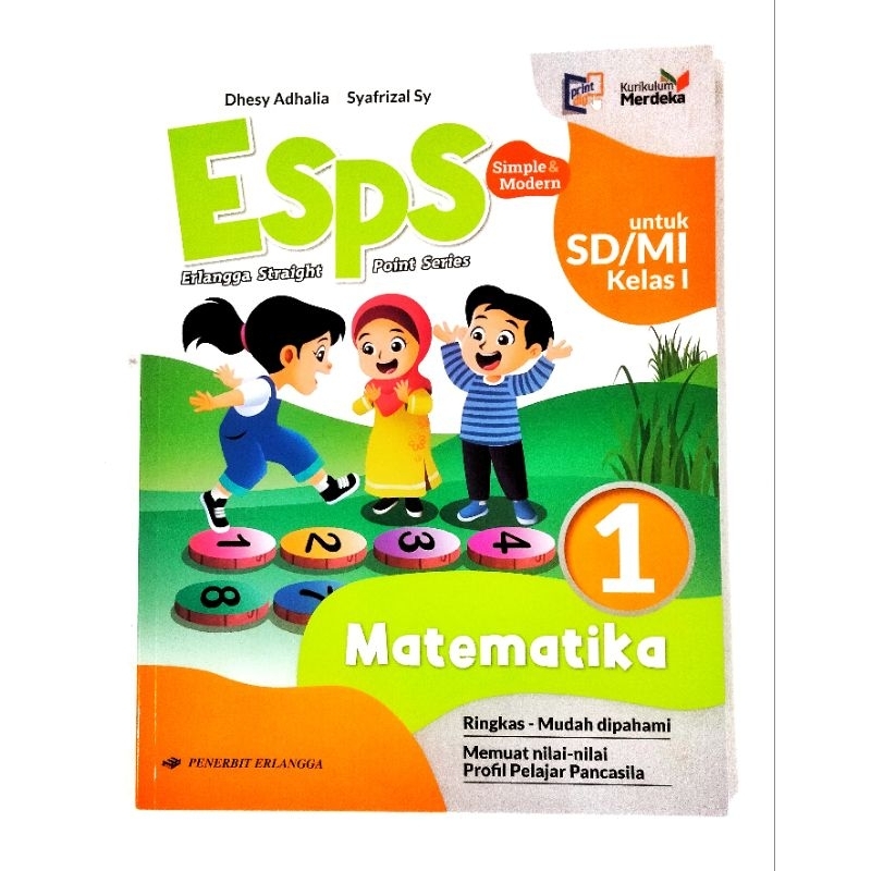Jual BUKU ESPS MATEMATIKA KELAS 1 SD/MI KURIKULUM MERDEKA | Shopee Indonesia