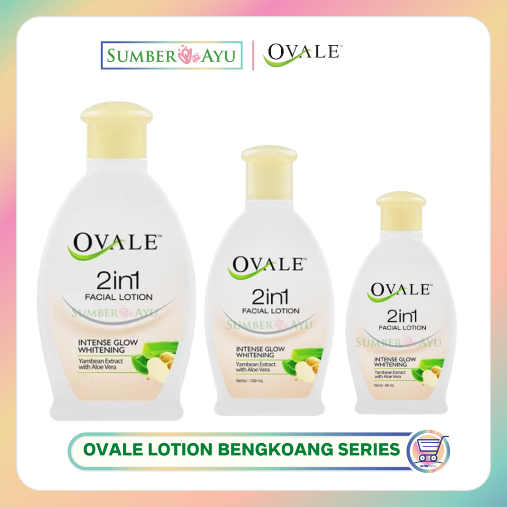 Jual Ovale 2in1 Facial Lotion Intense Glow Whitening | Bengkoang ...