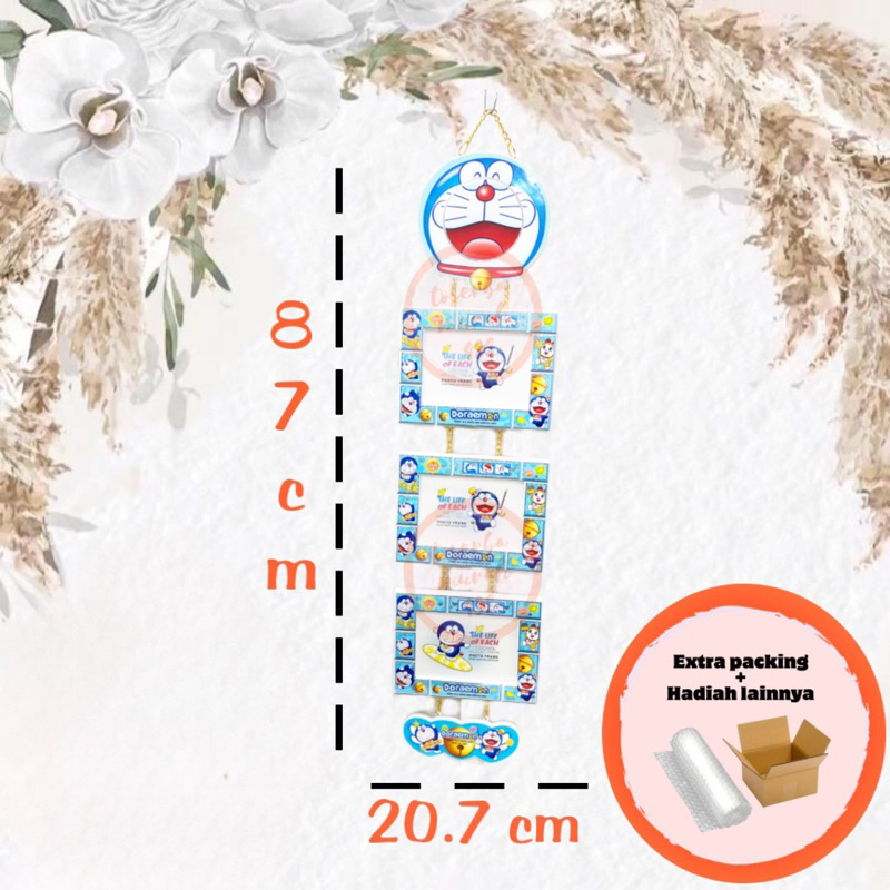 Jual FRAME FIGURA GANTUNG 3 SAP karakter bingkai foto 3 jurai doraemon ...