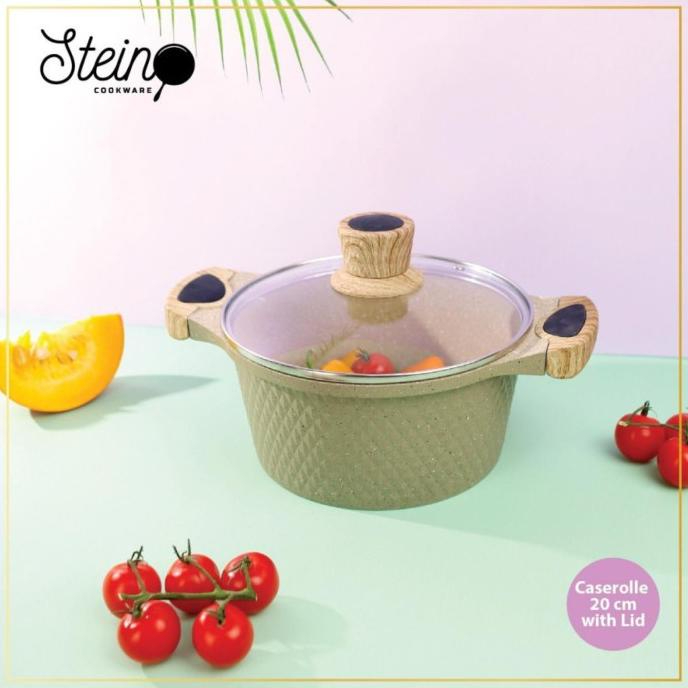 Jual 100% ORI Casserole 20cm Diamond Series Stein Cookware Panci Anti ...