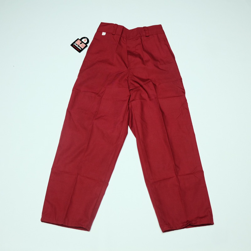 Jual CELANA PANJANG Sekolah SD Laki SD Seragam Sekolah SD Warna MERAH Pinggang Karet Ukuran ...