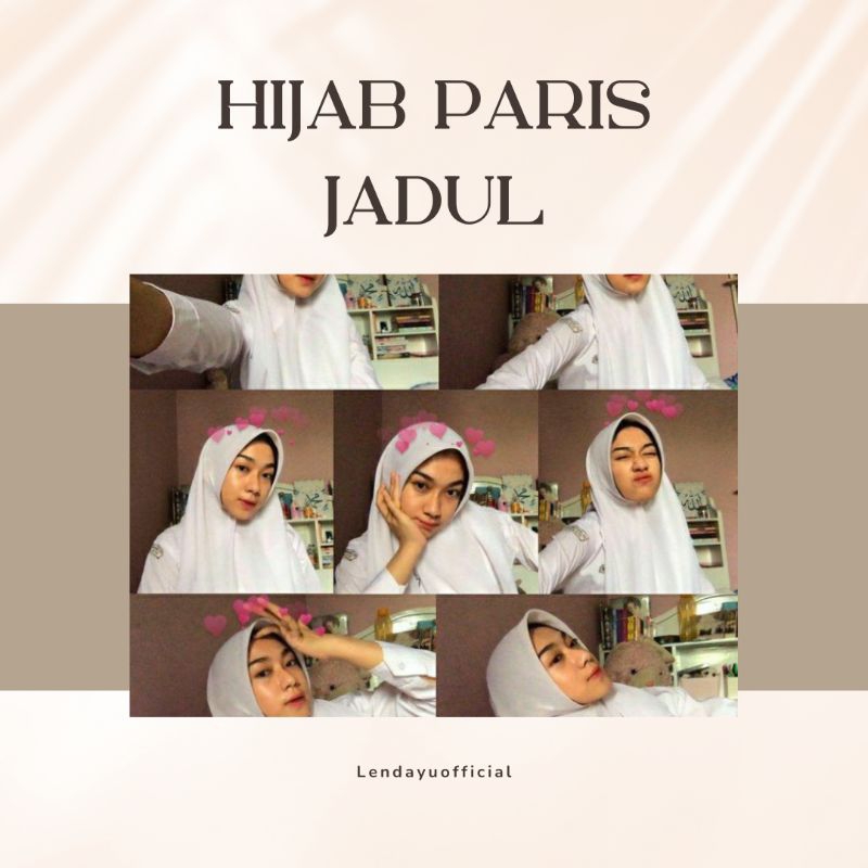 Jual HIJAB PARIS JADUL RED ROSE | Shopee Indonesia