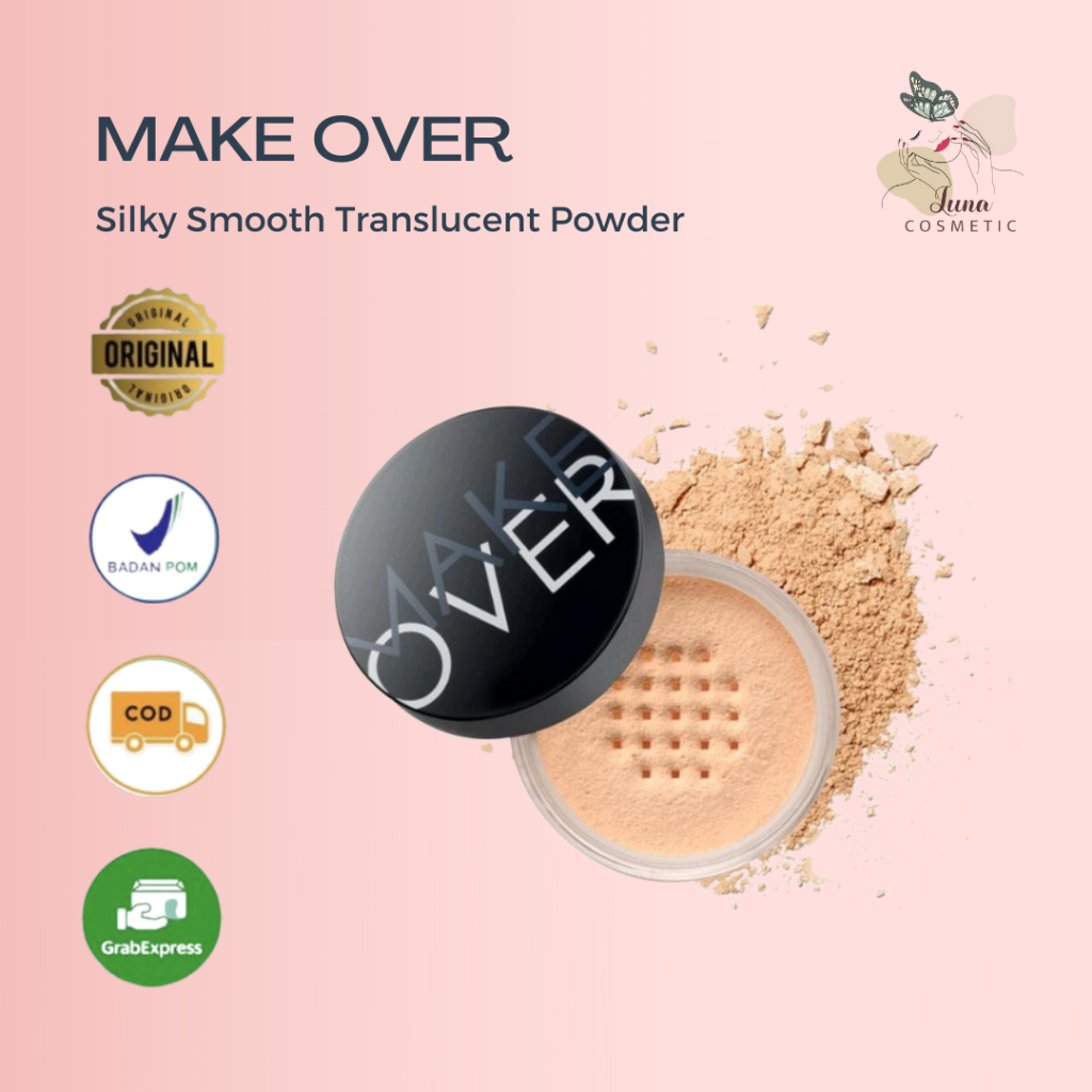 Jual MAKE OVER Silky Smooth Translucent Powder 35 g | Makeover | Shopee ...
