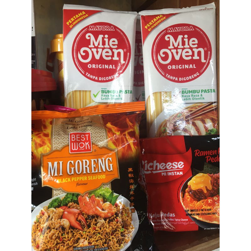 Jual MIE YANG MAU MIE CHECKOUT SINI BEB (MIE OVEN/LEMONILO/MIE BEST WOK ...