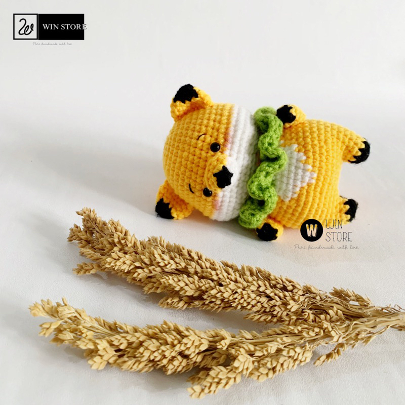 Jual NETCHIGURUMI Boneka Rajut amigurumi fox rubah | Shopee Indonesia