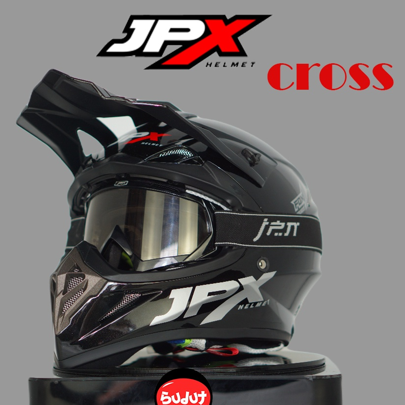 Jual HELM CROSS TRAIL JPX FOX 1 HITAM SOLID ORIGINAL SNI UNTUK UKURAN REMAJA - DEWASA | Shopee ...
