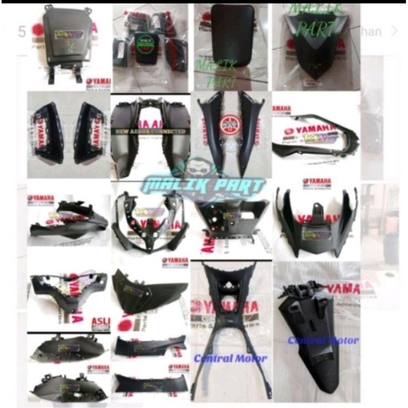 Jual COVER BODY KASAR FULL SET YAMAHA ALL NEW AEROX CONNECTED 155 ...