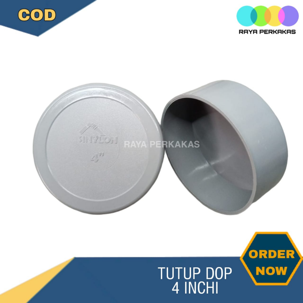 Jual Tutup Dop Cap 4" inch AW Tutup Pipa 4 inchi Polos Tanpa Drat ...