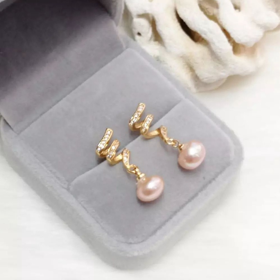 Jual Giwang Mutiara Asli Lombok Bersertifikat | Giwang Mutiara Air ...