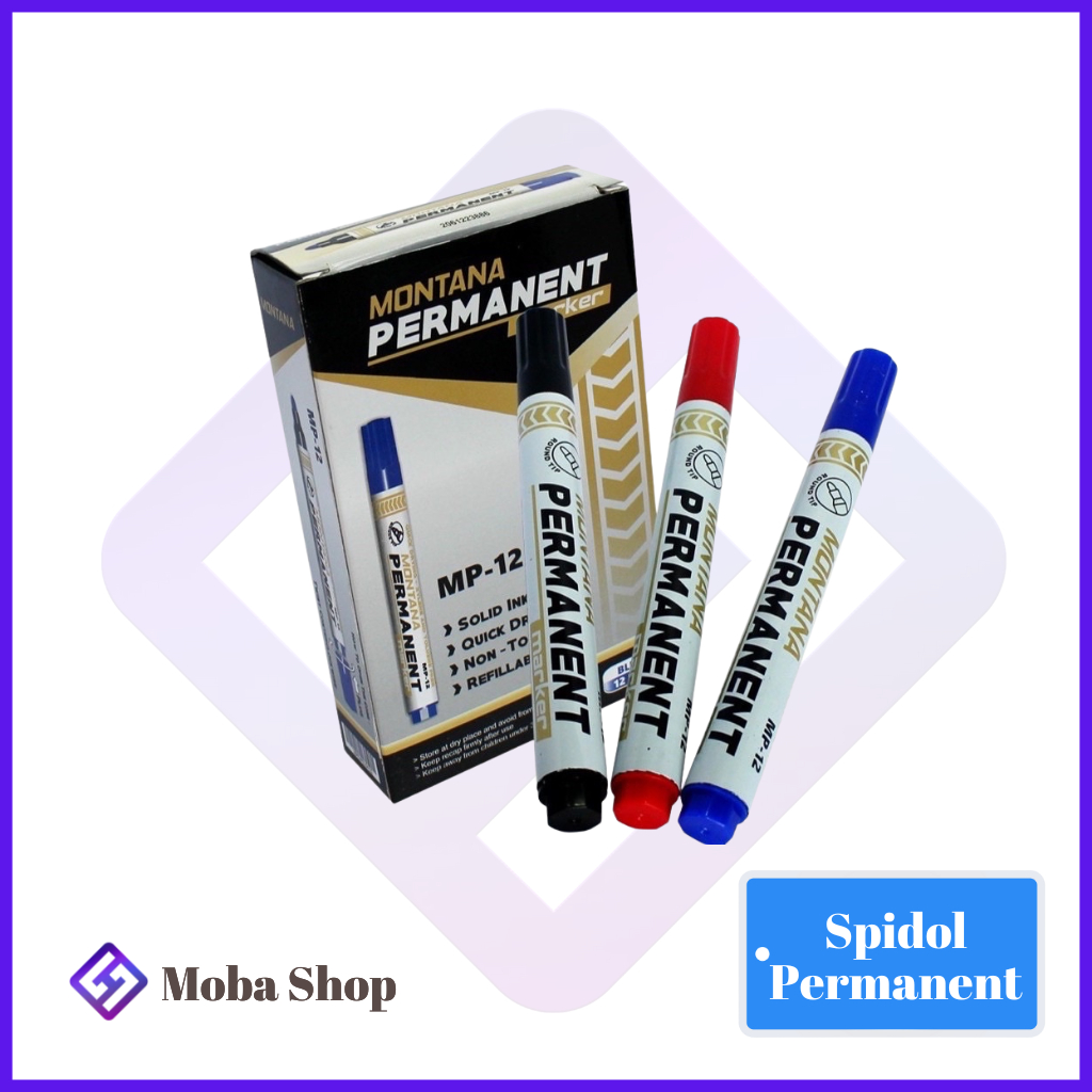 Jual Spidol Permanent marker bisa alat tulis penanda dan menggambar ...