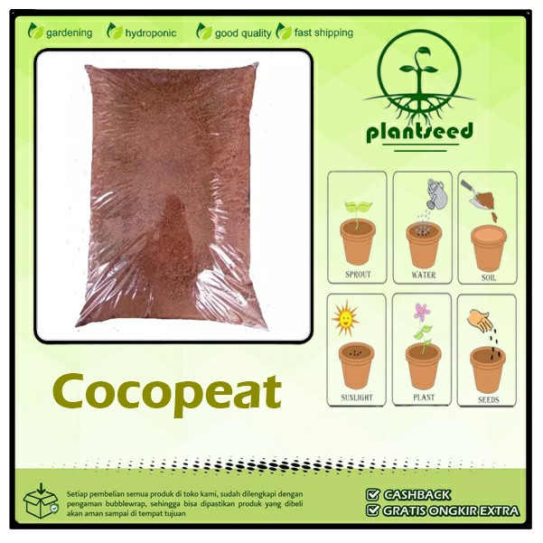 Jual Media Tanam Cocopeat / Cocopeat Halus / Kokopit Serabut Kelapa ...