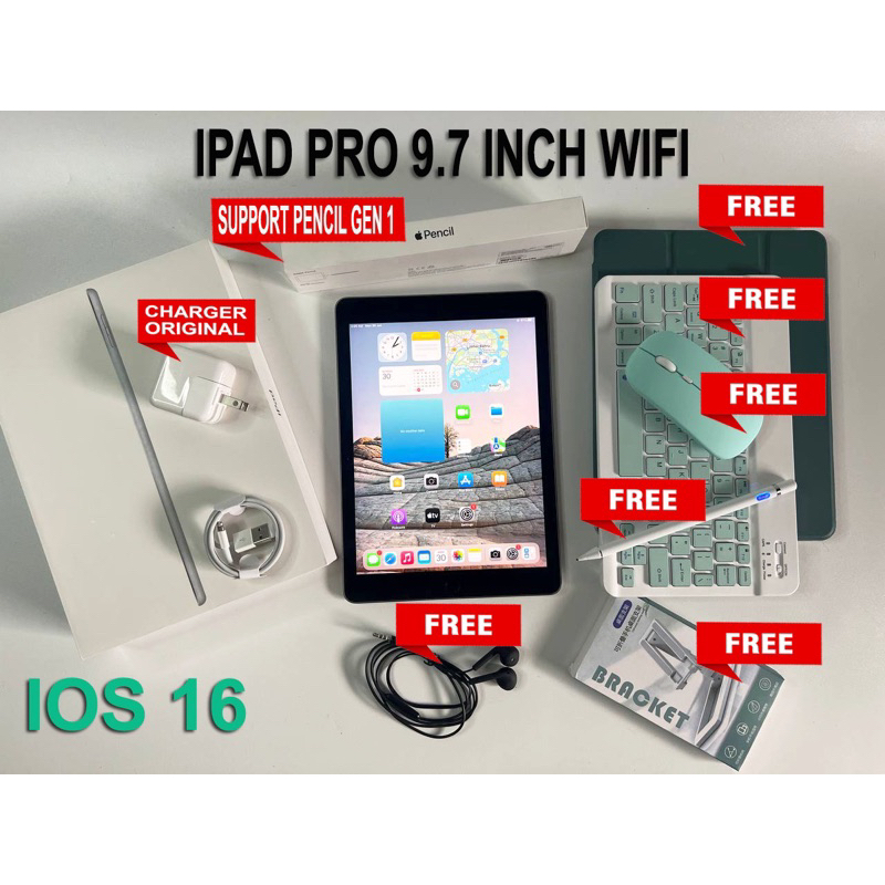 Jual IPAD 5 FULLSET + BONUS ( IOS TERBARU ) | Shopee Indonesia