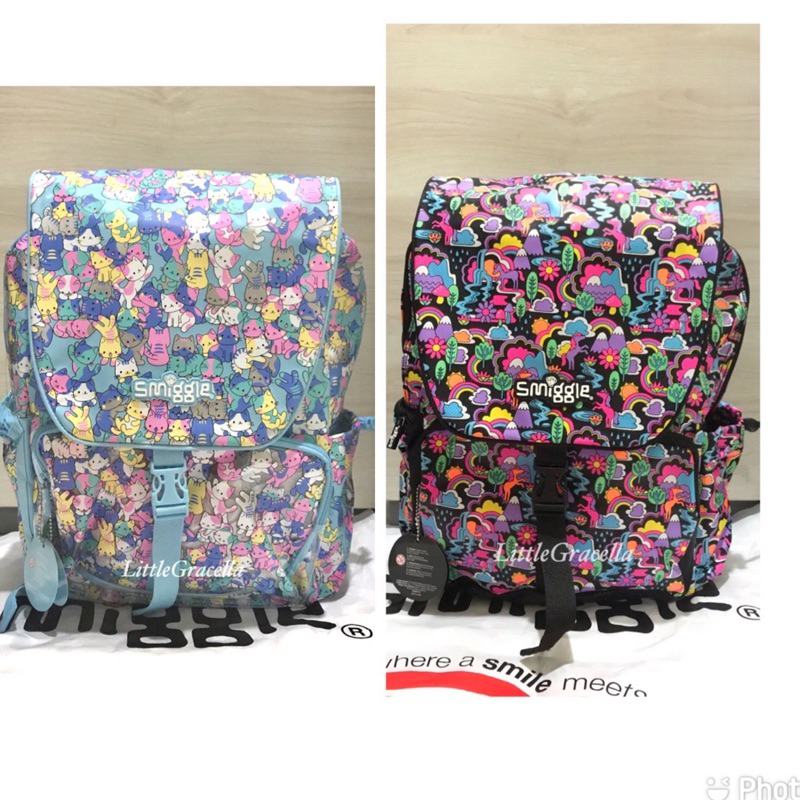 Jual Smiggle Backpack Chelsea Glee Large Original/Ransel Tas Anak SD ...