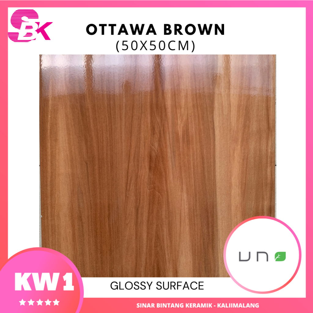 Jual Keramik Motif Kayu 50x50 Ottawa Brown | Shopee Indonesia