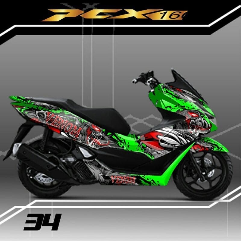Jual Sticker decal variasi untuk motor Honda PCX full body, Bisa ganti ...
