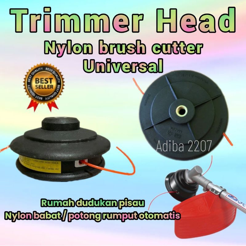 Jual Trimmer head mesin potong rumput / kepala dudukan tali senar nilon ...