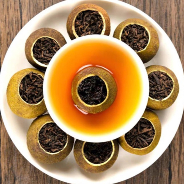 Jual TEH XIAO QING GAN/CHINESE TEA/TEH PU ER KULIT JERUK/TEH PU ER SHU ...