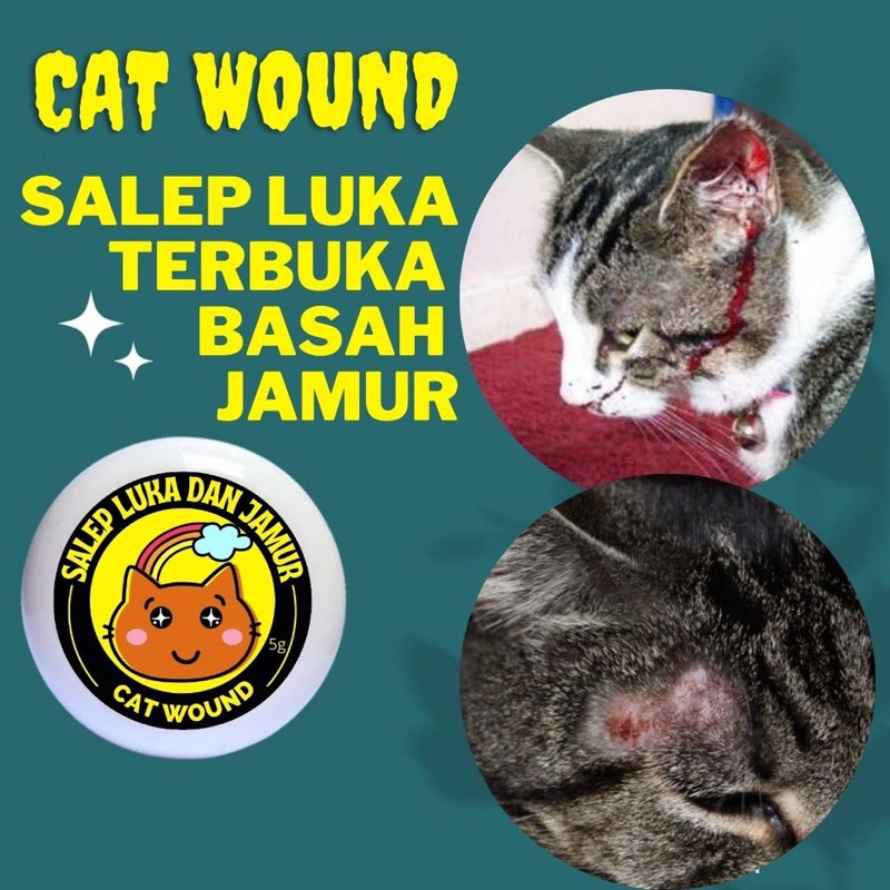 Jual CAT WOUND 5gram Salep Luka dan Jamur Kucing | Shopee Indonesia