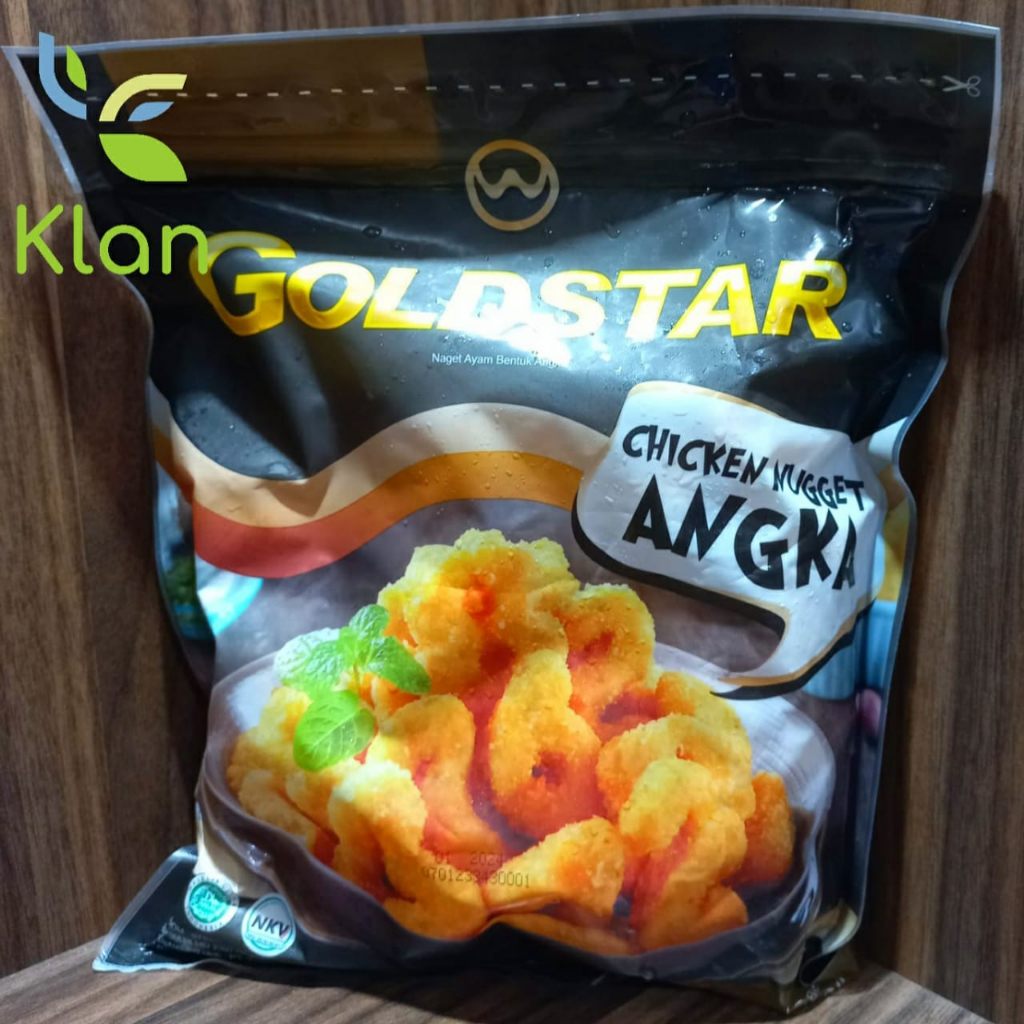 Jual GOLDSTAR CHICKEN NUGET ANGKA /NUGGET ANGKA 500GR | Shopee Indonesia