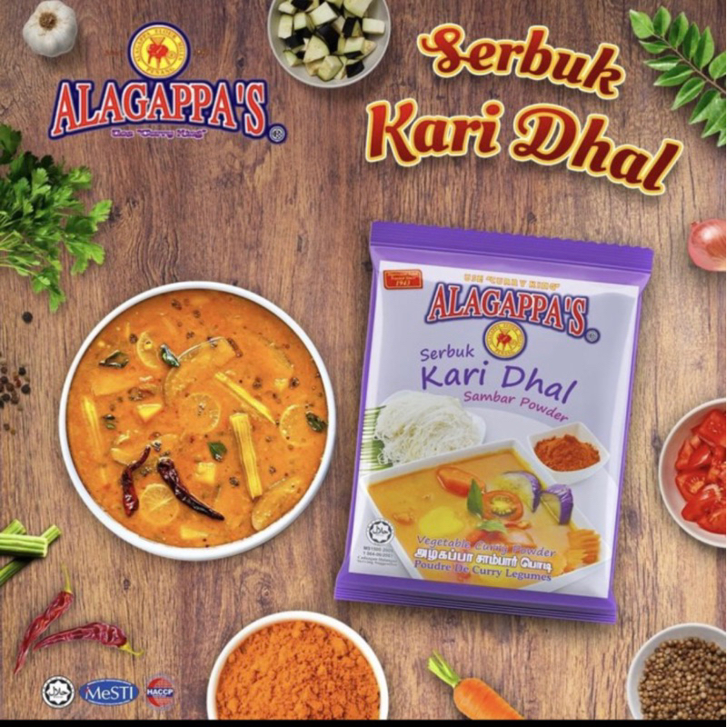 Jual SAMBAR KHARI DHAL ALAGAPPAS 100 GR | Shopee Indonesia