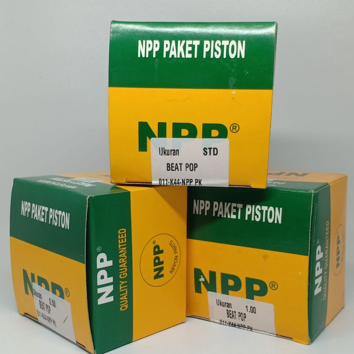 Jual NPP PISTON KIT SEKER SEHER MOTOR HONDA BEAT POP/ESP 011-K44-NPP ...