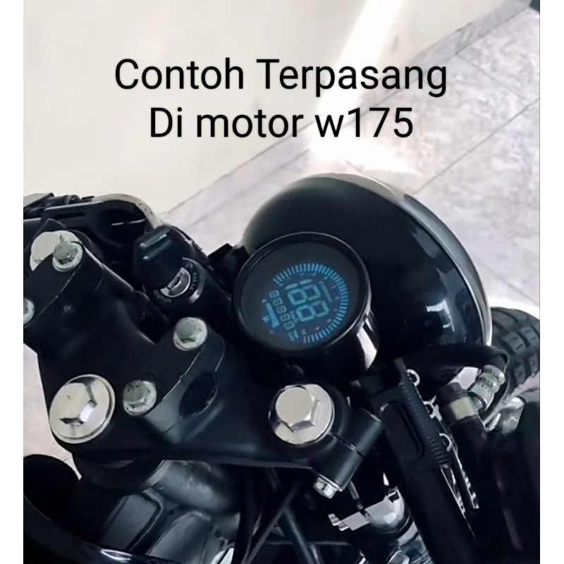 Jual Spidometer Digital Custom Full Indikator LED Speedometer LED CB ...