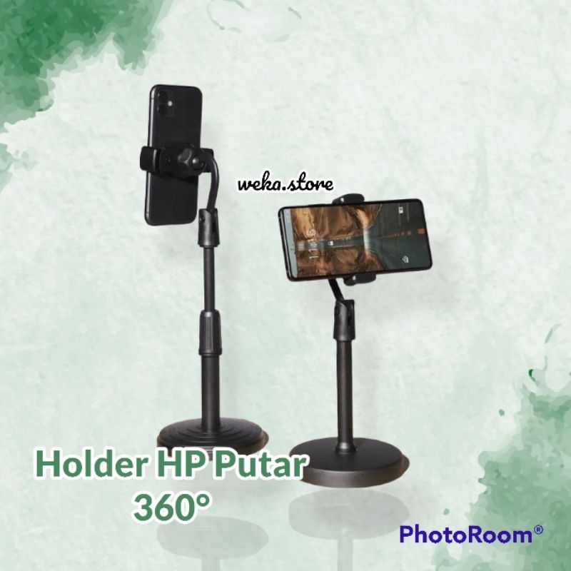 Jual Stand Holder HP Putar 360 Penyangga HP Duduk | Shopee Indonesia