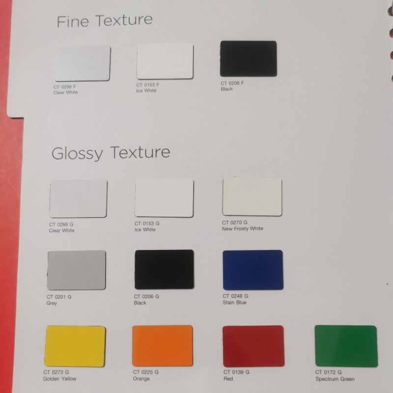 Jual HPL carta warna solid polos CT 01XX / CT 02XX tipe T / F / G ...