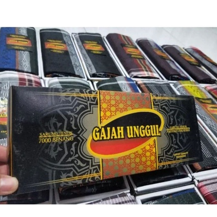 Jual (BOX) SARUNG TENUN SARUNG DEWASA II SARNG GAJAH UNGGUL II SARUNG ...