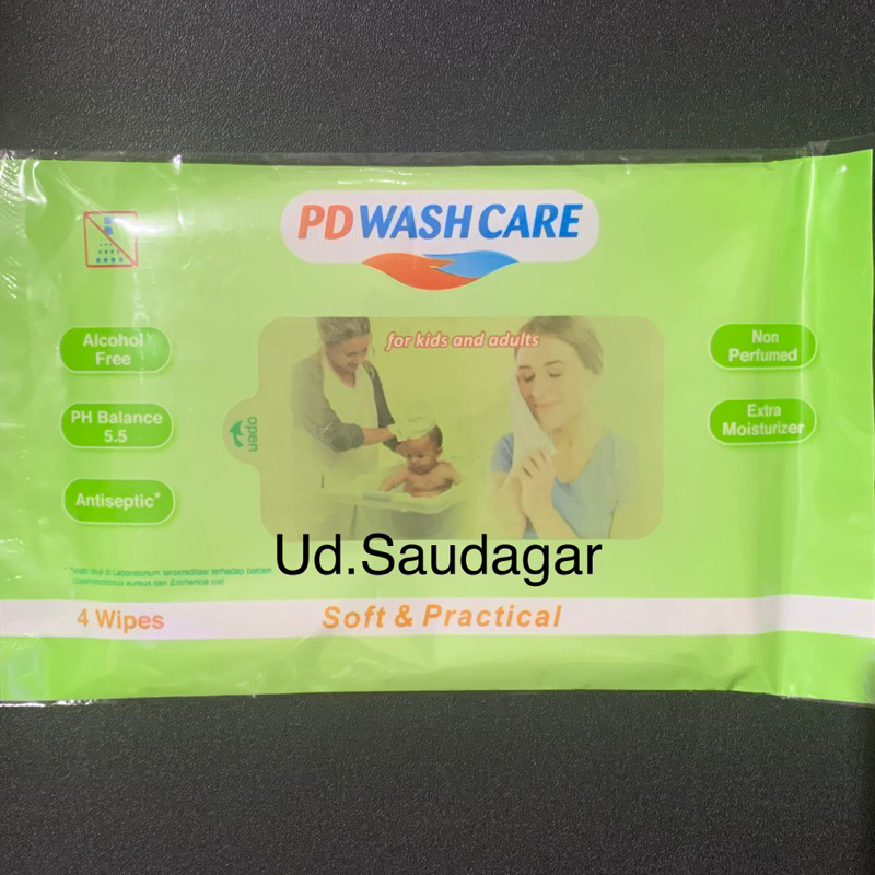 Jual PD Wash Gloves Washlap sekali pakai isi 4 | Shopee Indonesia