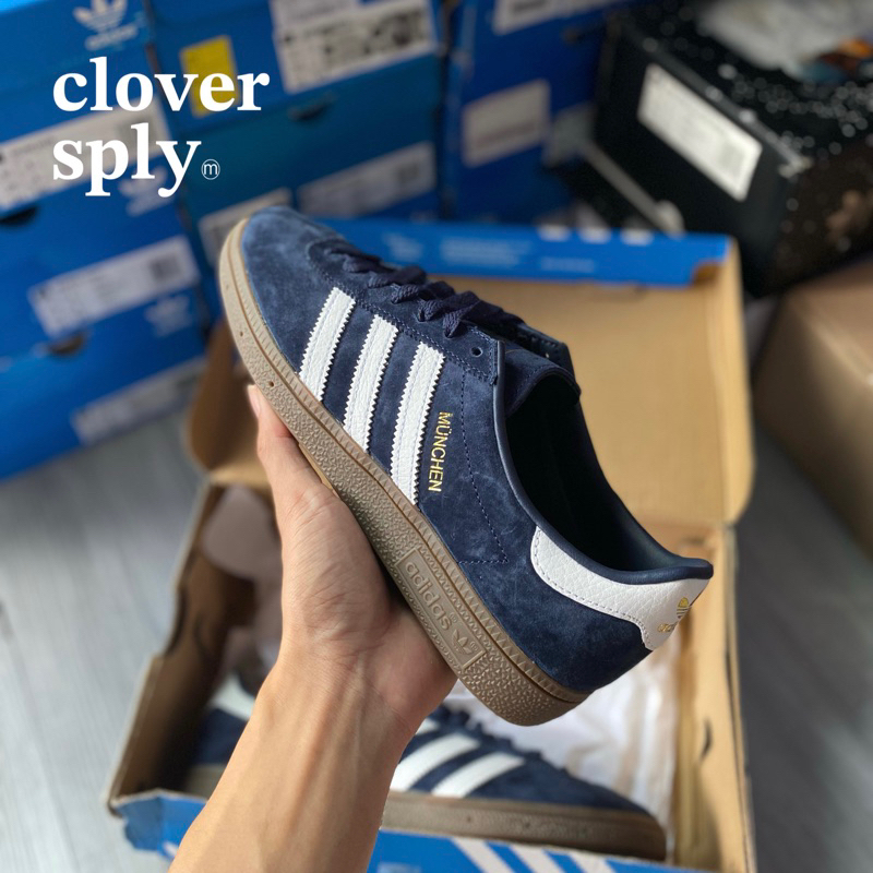 Jual Adidas originals munchen - navy | Shopee Indonesia