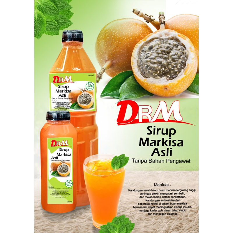 Jual Sirup Markisa Asli 1000ml/1Liter | Shopee Indonesia