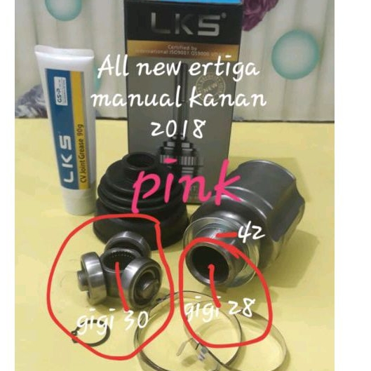 Jual Cv Joint Dalam Inner As Roda Depan Dalam Suzuki All New Ertiga Manual Kanan 2018 | Shopee ...