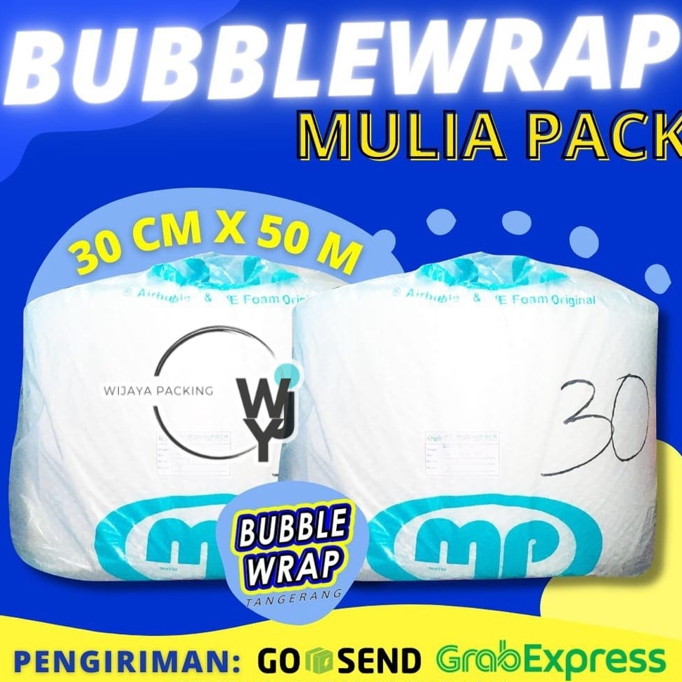 Jual Bubble wrap MP 30cm x 50m Bening /Putih bubblewrap Bandung plastik ...