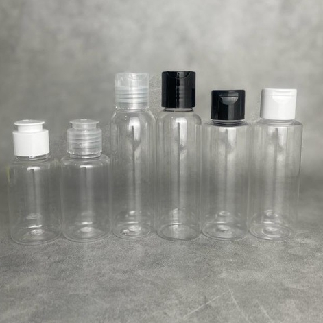 Jual Botol bening 100ml,Fliptop tutup jamur, presstop, fliptop / 70-100ml/ PET | Shopee Indonesia
