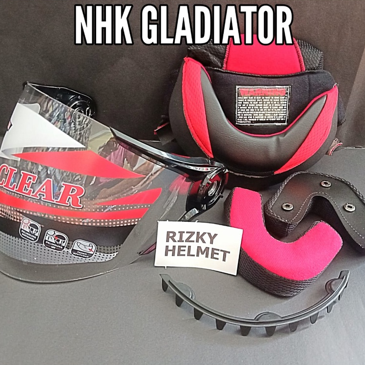 Jual Busa Helm NHK Gladiator + kaca helm NHK Gladiator, Kaca helm NHK ...