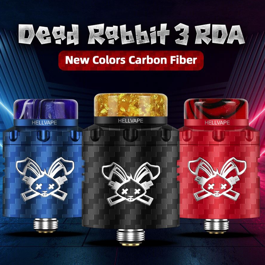Jual [ATOMIZER] RDA DEAD RABBIT V3 BY HELL VAPE | Shopee Indonesia