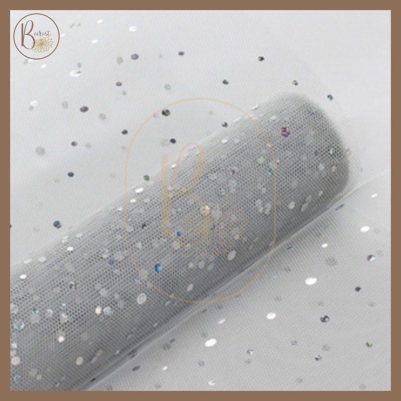 Jual Kertas Jaring Buket Bunga 1 Roll Korean Jaring Roll Mesh Motif ...