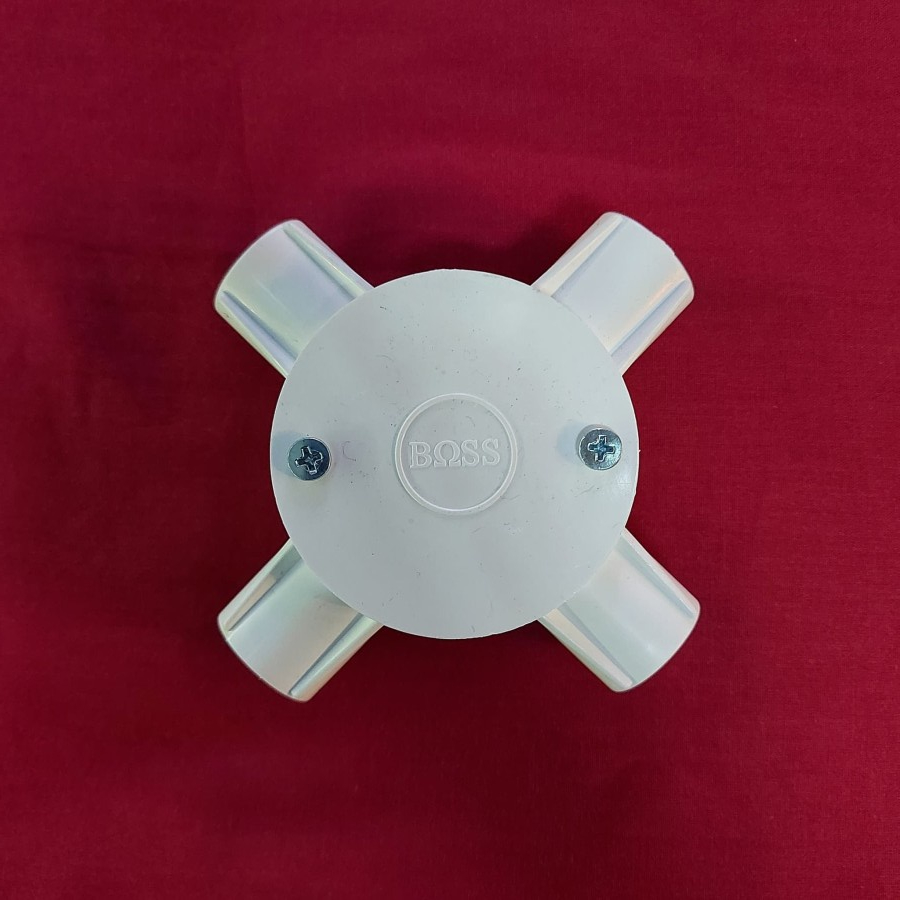 Jual B240S Tedus T Dus Pipa Conduit Cabang 4 20MM Putih Boss | Shopee ...