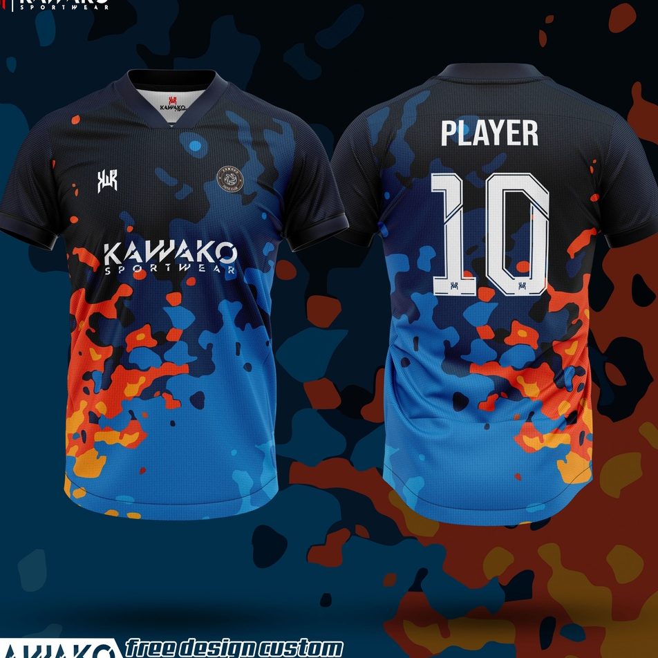 Jual Jersey Olahraga Futsal & Sepakbola (Motif api) | Shopee Indonesia