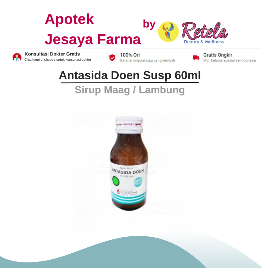 Jual ANTASIDA DOEN SYR 60ML [GEN] | Shopee Indonesia