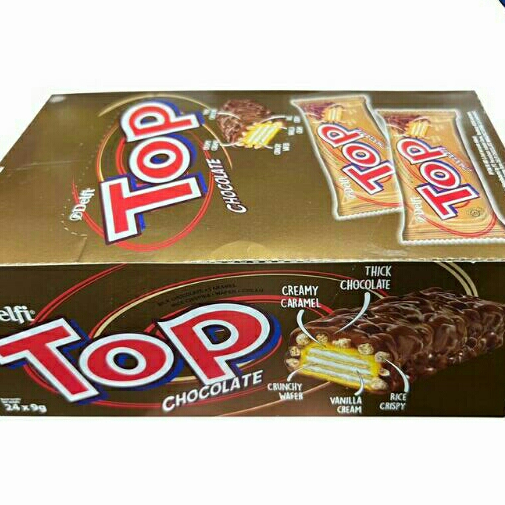 Jual Snack Delfi Top Wafer 1 Box Isi 24 Pcs Sachet 24Pcs | Shopee Indonesia