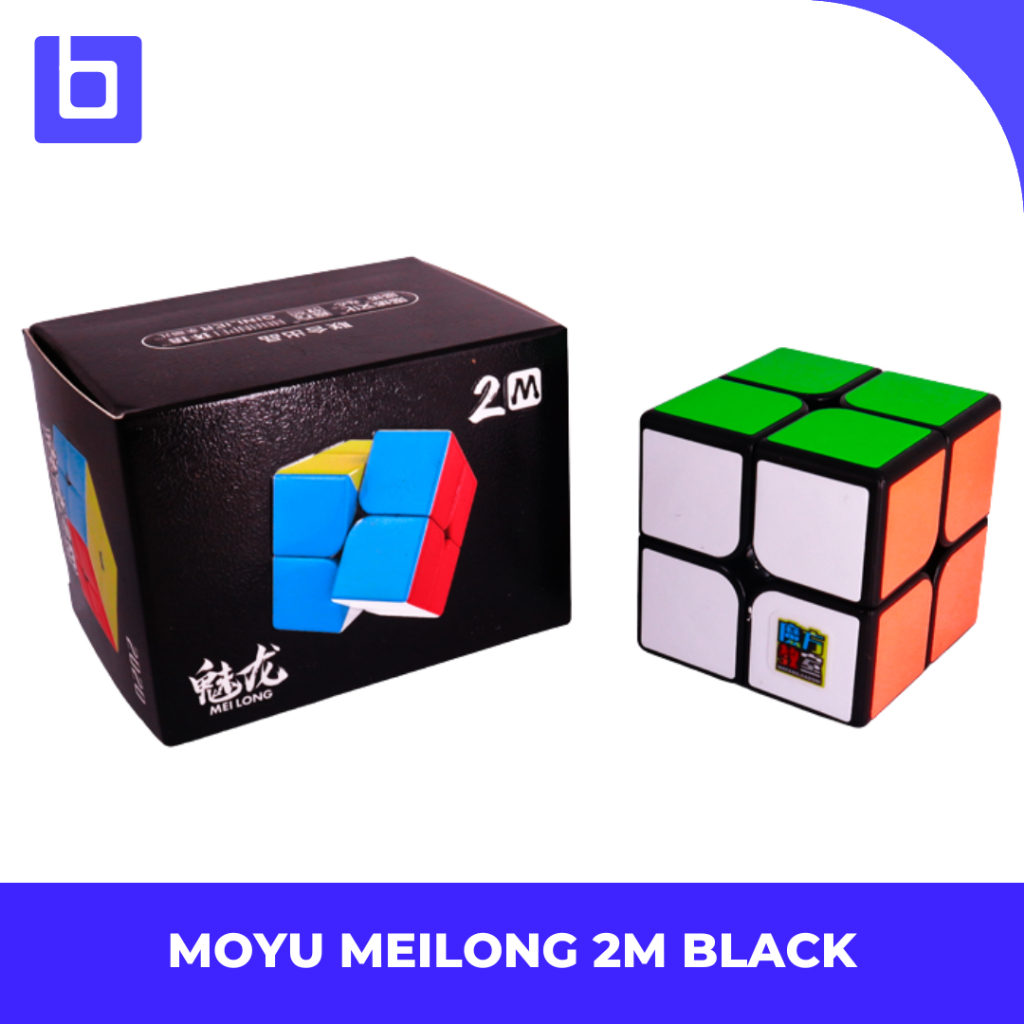 Jual Cube 2x2 Moyu Meilong 2M 2x2 Magnetic Original Black Base | Shopee ...