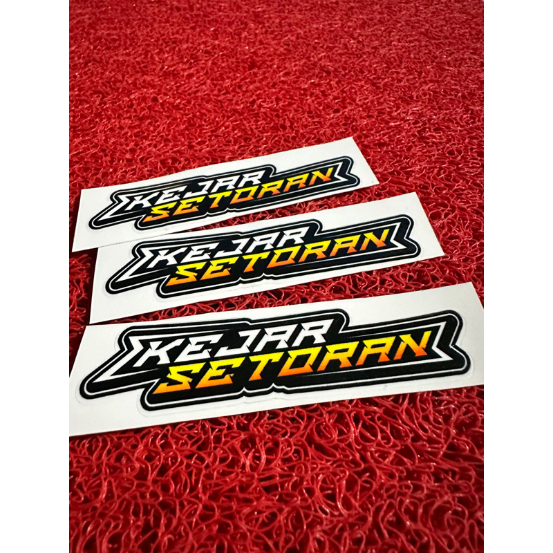 Jual stiker kejar setoran | Shopee Indonesia