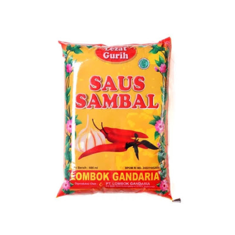 Jual SAOS SAMBAL GANDARIA 600ml | Shopee Indonesia