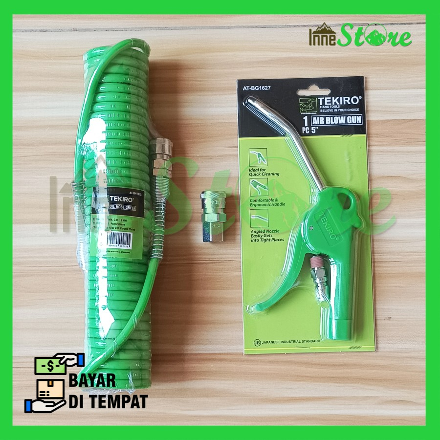 Jual Tekiro Air Blow Gun + Selang 6M -Alat Semprot Angin Kompresor Set ...